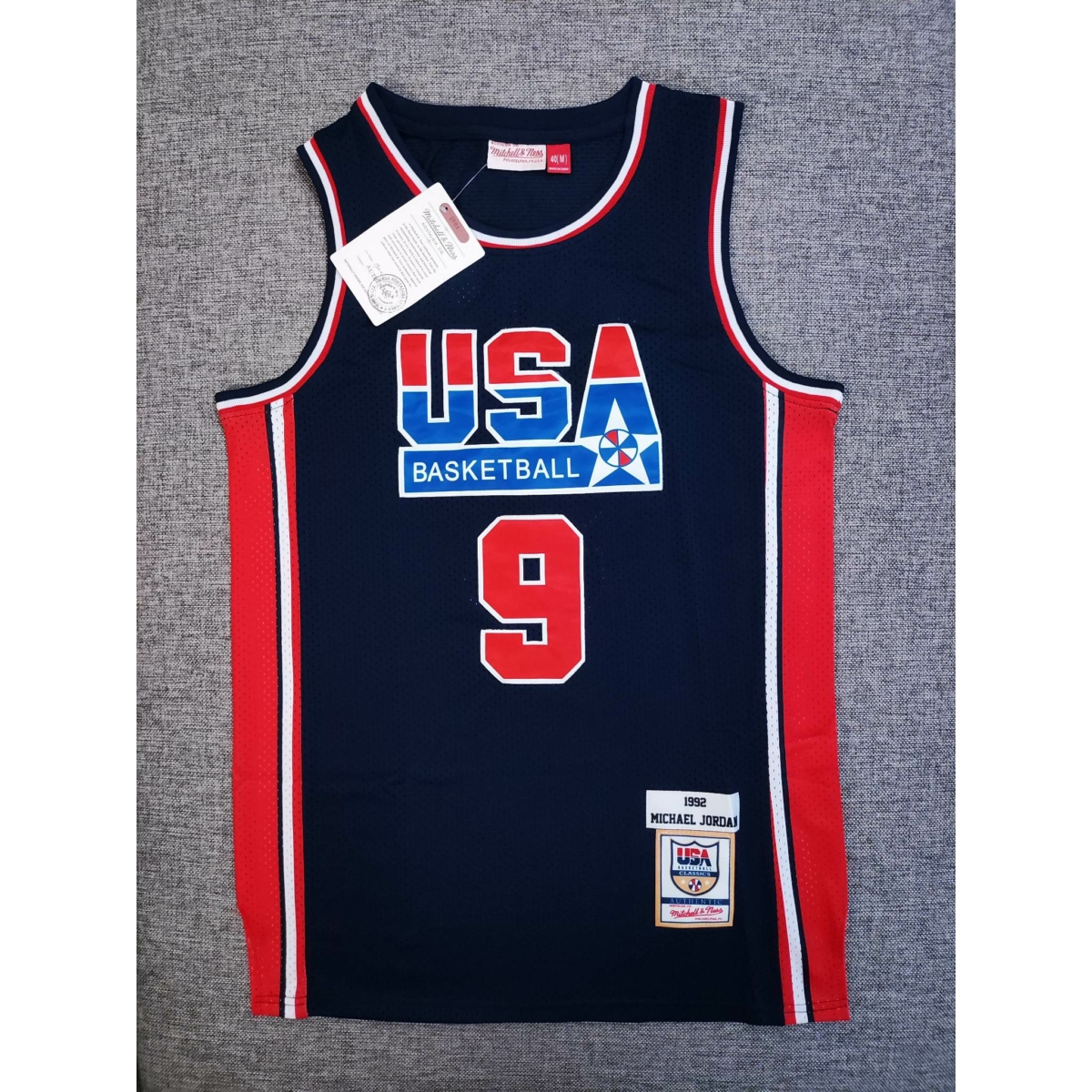 Michael Jordan Michael JORDAN sötét 1992 USA vintage mez (KÉSZLETEN ...