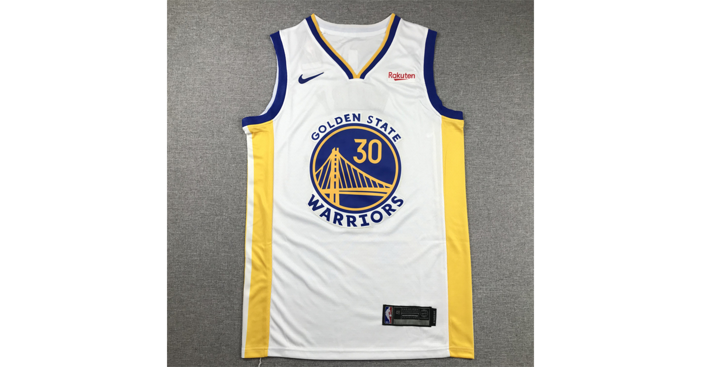 Golden State Warriors Stephen CURRY fehér Golden State Warriors mez ...