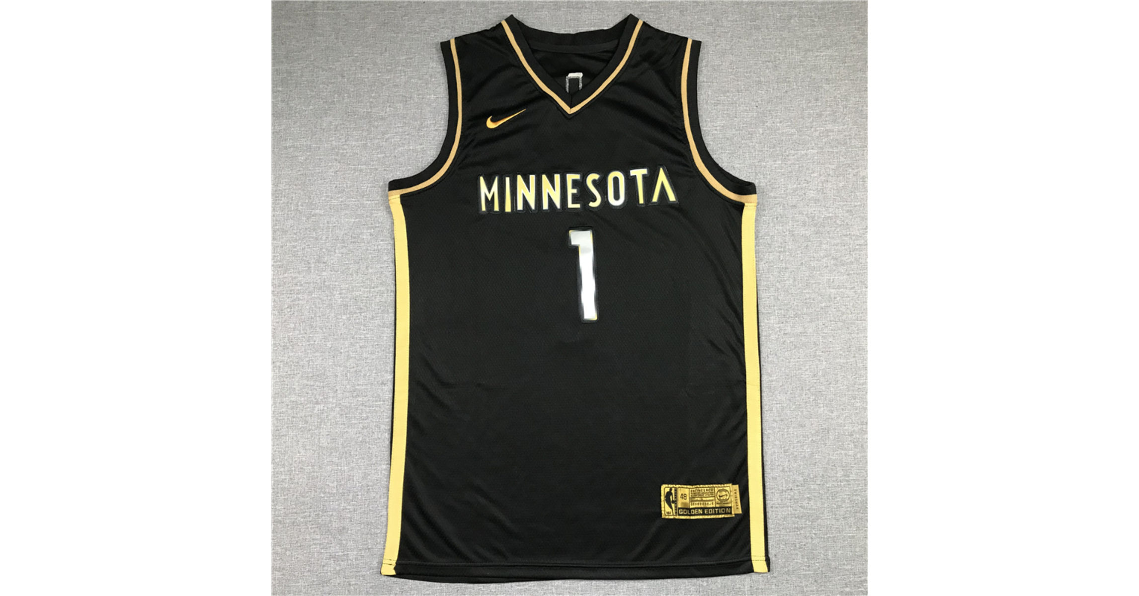 Minnesota Timberwolves Anthony EDWARDS Gold Edition Minnesota ...
